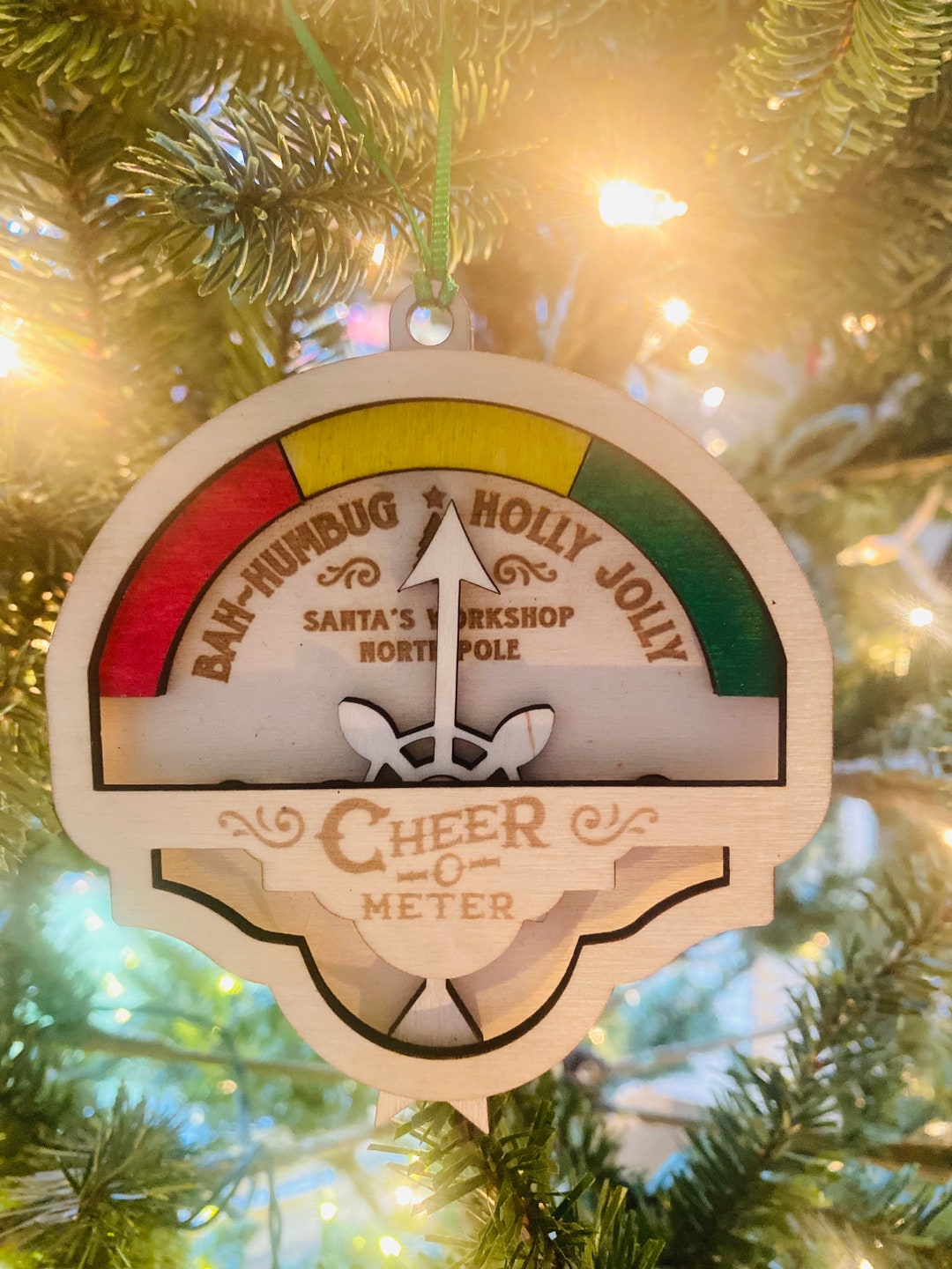 Cheer Meter Ornament Moving Arrow - Etsy