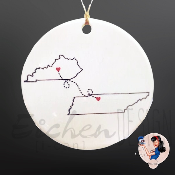 State Heart - Etsy