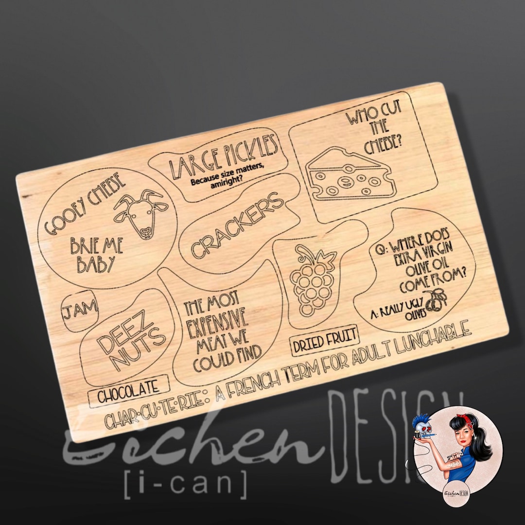 Adult Lunchable Funny Charcuterie Board - Now in a Larger Size! - Etsy