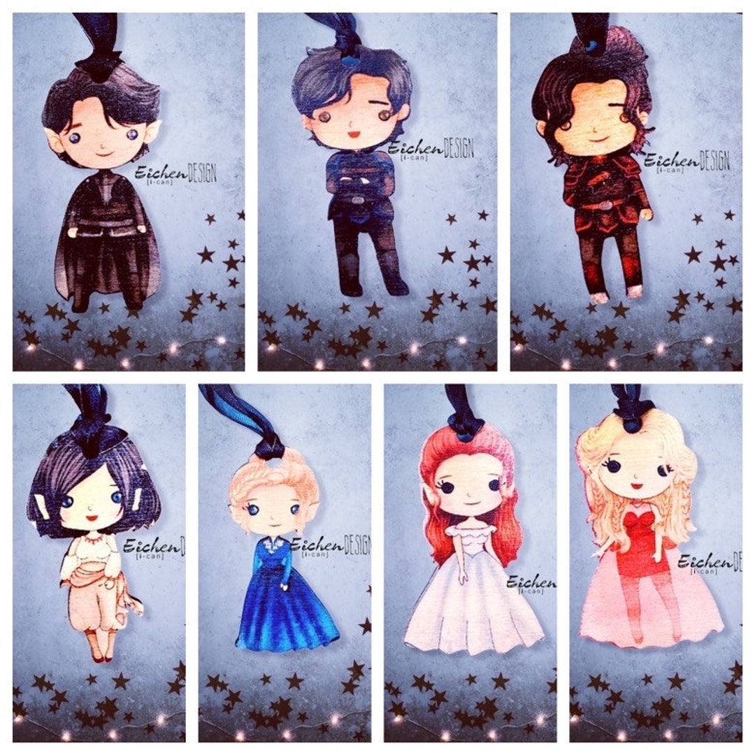 ACOTAR Inspired Ornament Set - Etsy