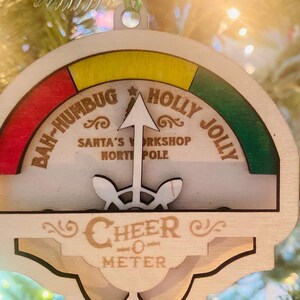 Cheer Meter Ornament Moving Arrow - Etsy