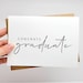 Minimalist High School or College Graduation Congratulations Card - Etsy