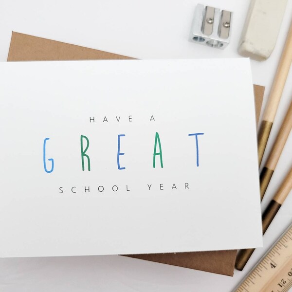 Back to School Cards - Etsy
