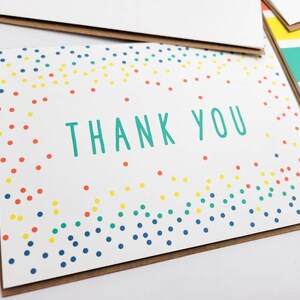 Fun Thank You Card Variety Pack Set of Colorful Thank You - Etsy
