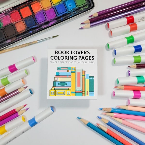 Mini Coloring Book - Etsy