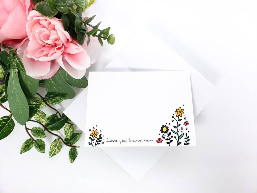 Bonus Mom Mother's Day Card Step Mom Card for Mother's Day - Etsy