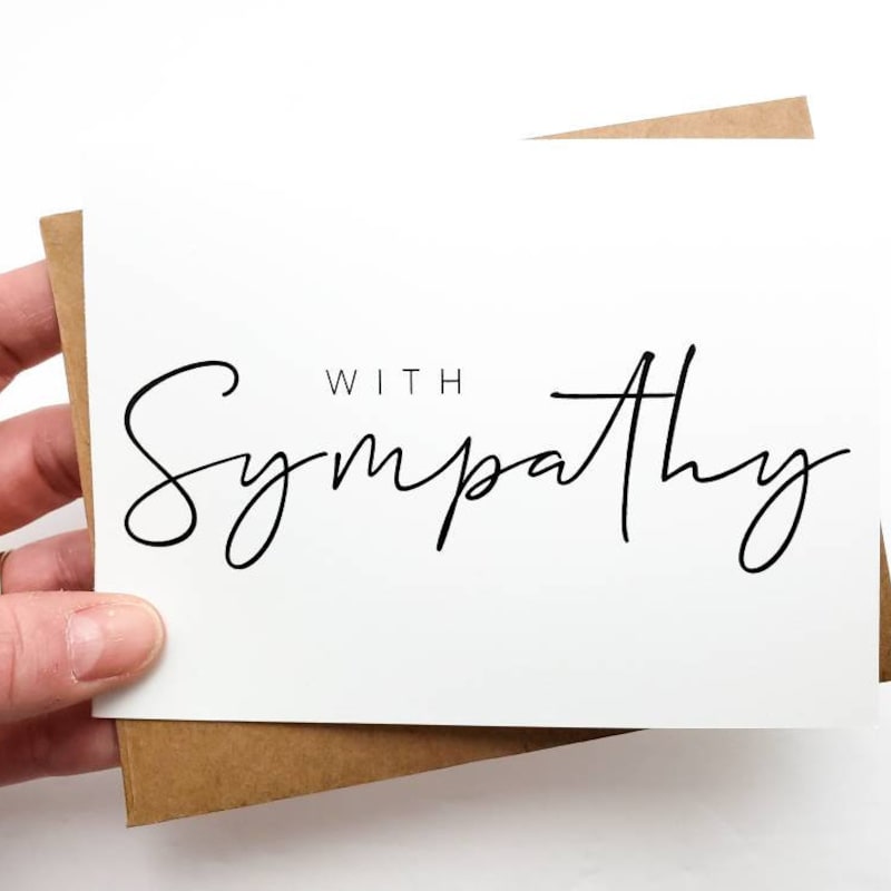 Sympathy Card - Etsy