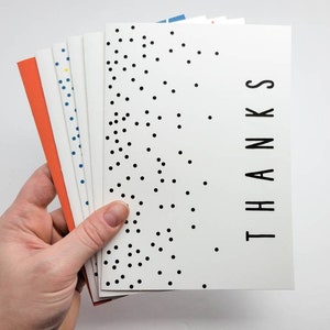 Fun Thank You Card Variety Pack Set of Colorful Thank You - Etsy