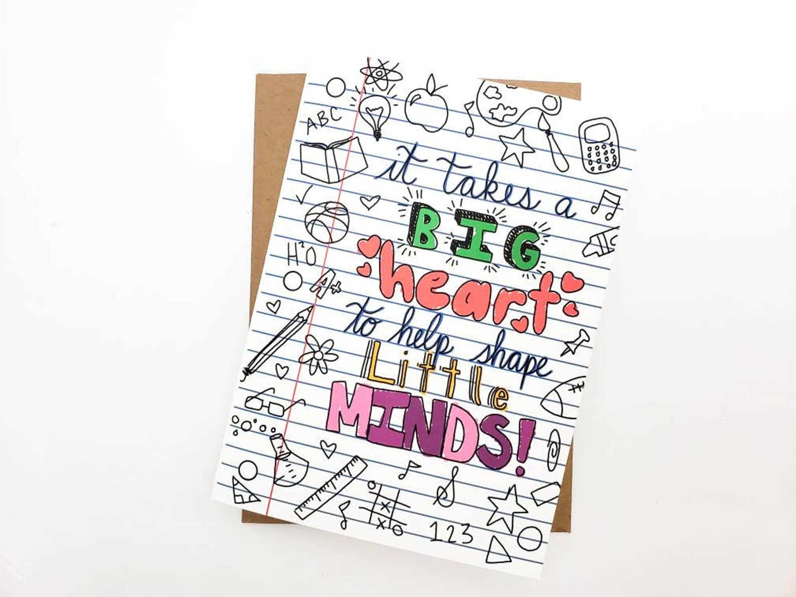 Fun Teacher Greeting Card for Teacher Appreciation or End of - Etsy