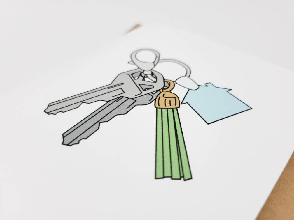 Congratulations on the New Home Card Housewarming Card - Etsy