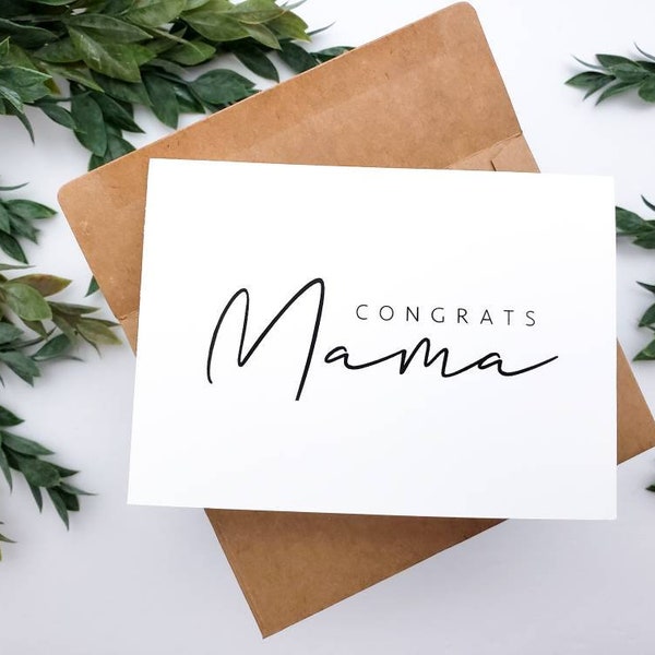 Congrats Mom - Etsy