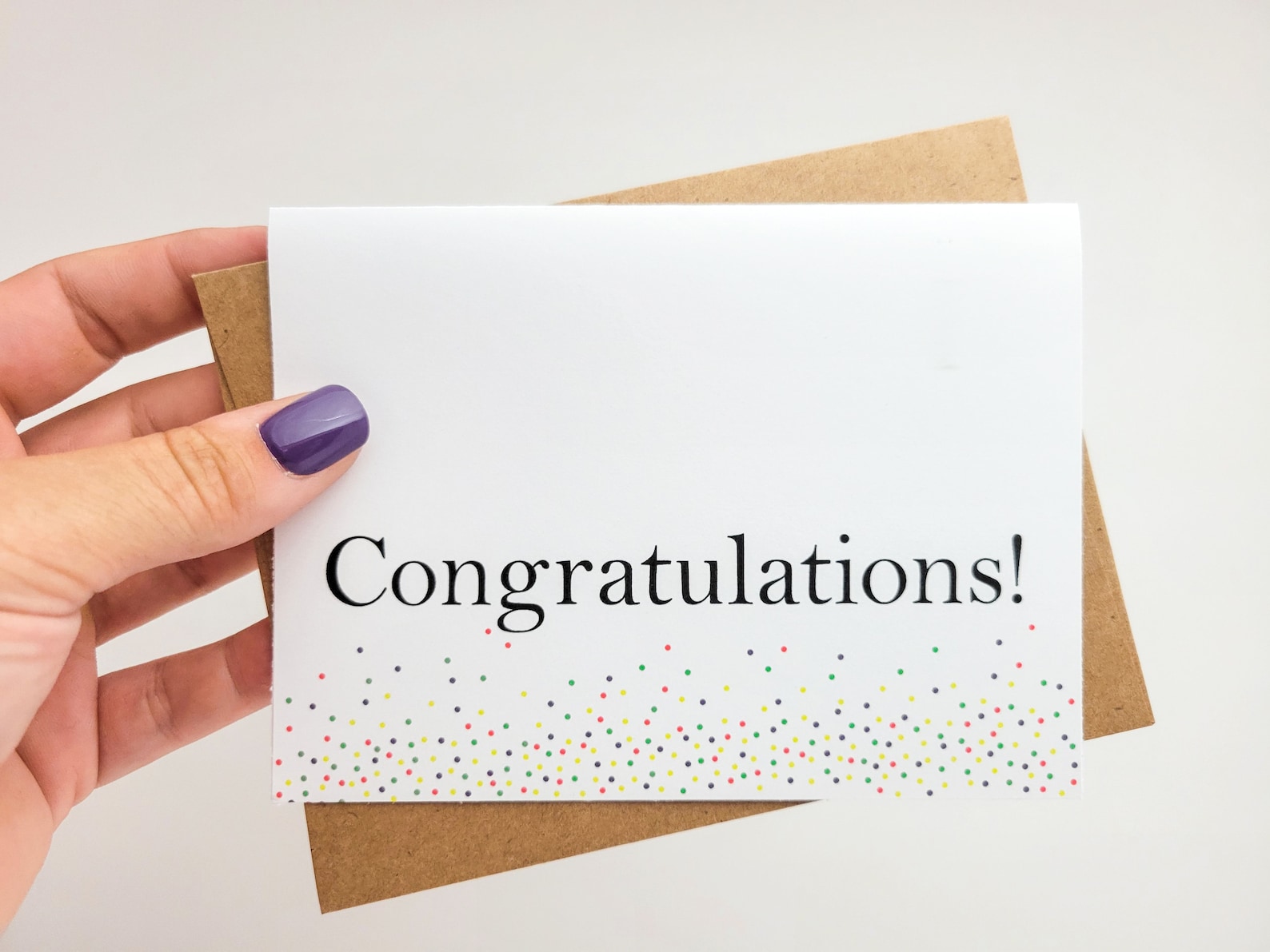 Simple Congratulations Greeting Card - Etsy