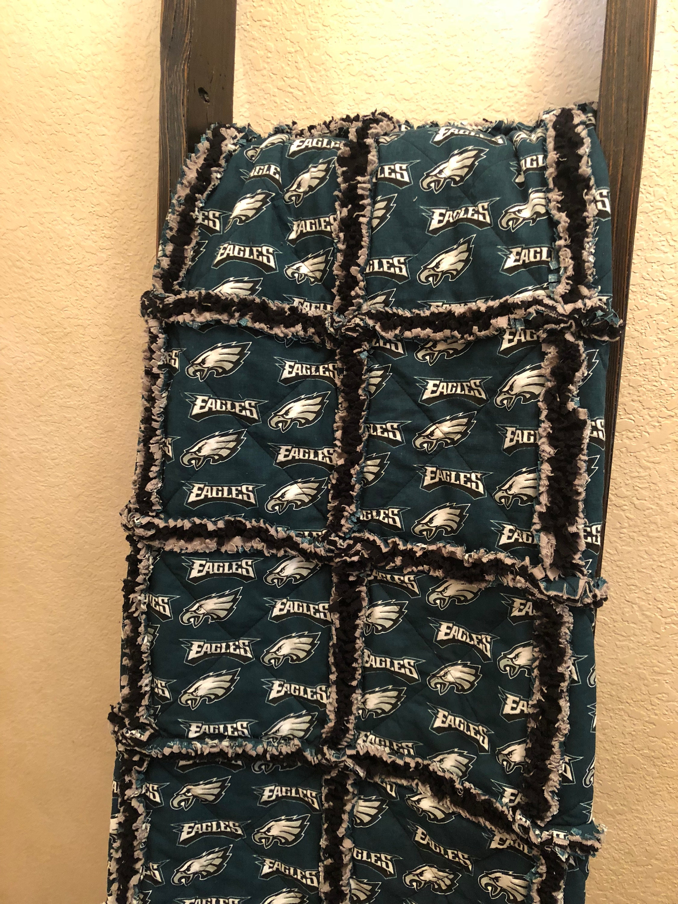 Philadelphia Eagles Quilt, Eagles Blanket, Sports Quilt, Handmade Quilt ...