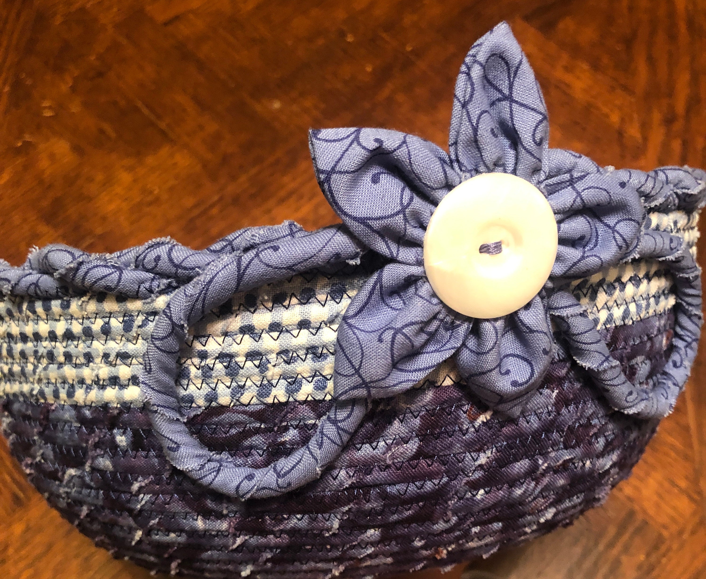Basket, Fabric Basket, Handmade Basket, Rope Basket, Rope Bowl, Cotton ...