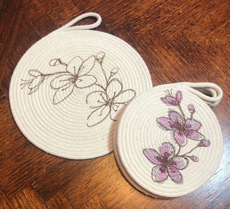 Rope Coaster, Rope Coaster Set, Coasters, Rope Coasters, Handmade Rope ...