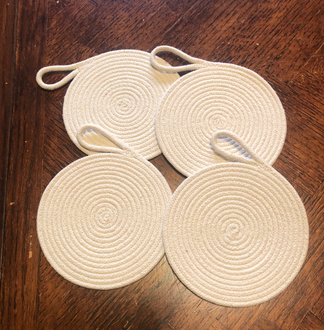 Rope Coaster, Rope Coaster Set, Coasters, Rope Coasters, Handmade ...