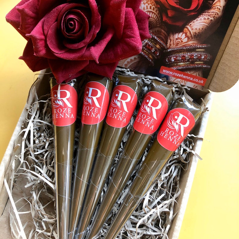 Organic Henna Cones Dark - Etsy UK