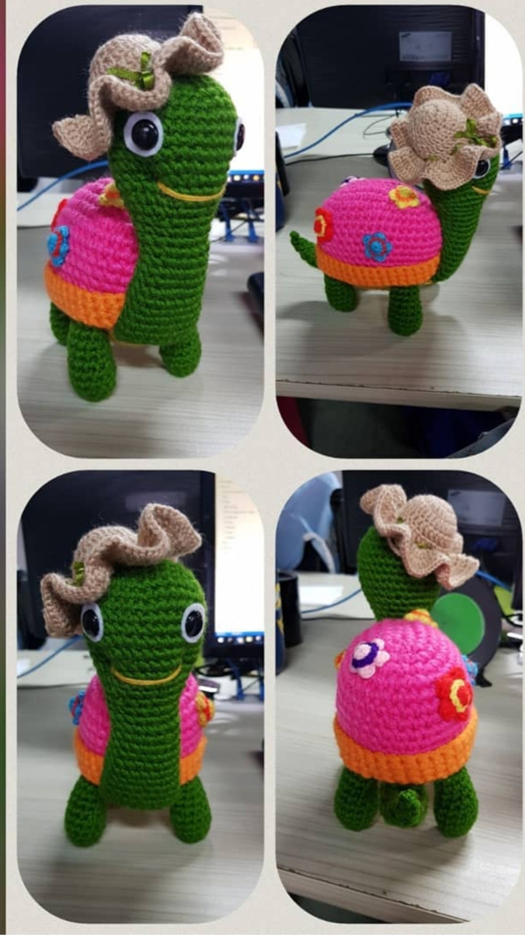 Crochet Turtle Amigurumi Pattern Step by Step (english Version) - Etsy