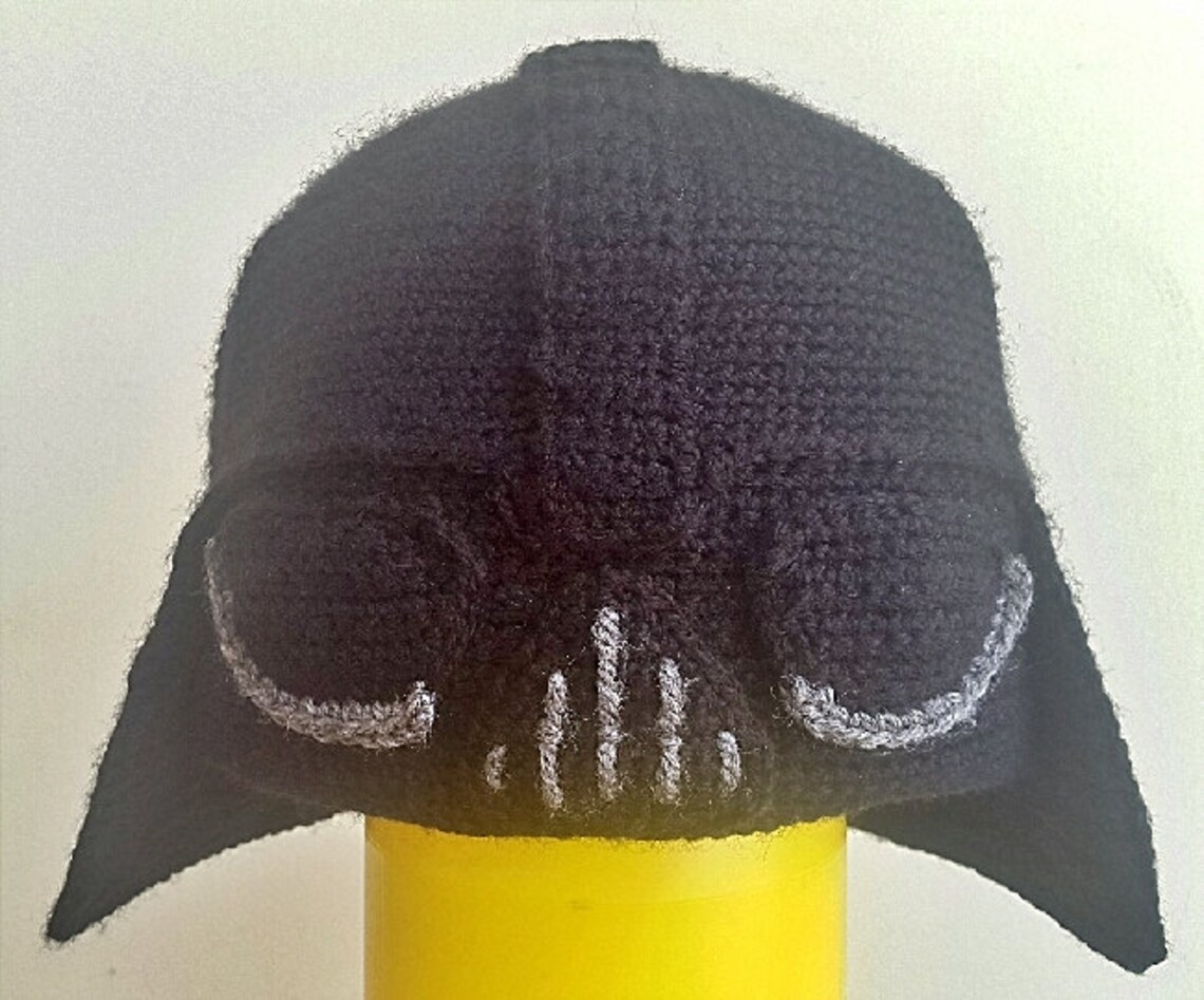 Darth Vader Beanie Crochet Pattern ENGLISH - Etsy