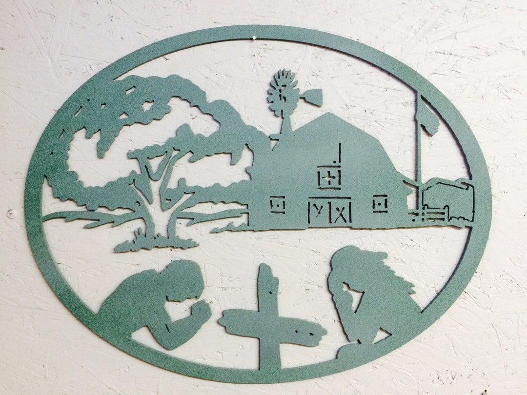 Barn Prayer Scene - Etsy