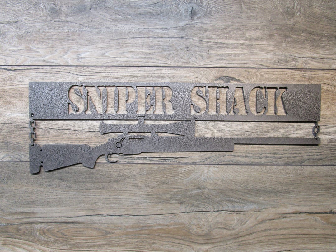 Sniper Shack Wall Art Sign - Etsy