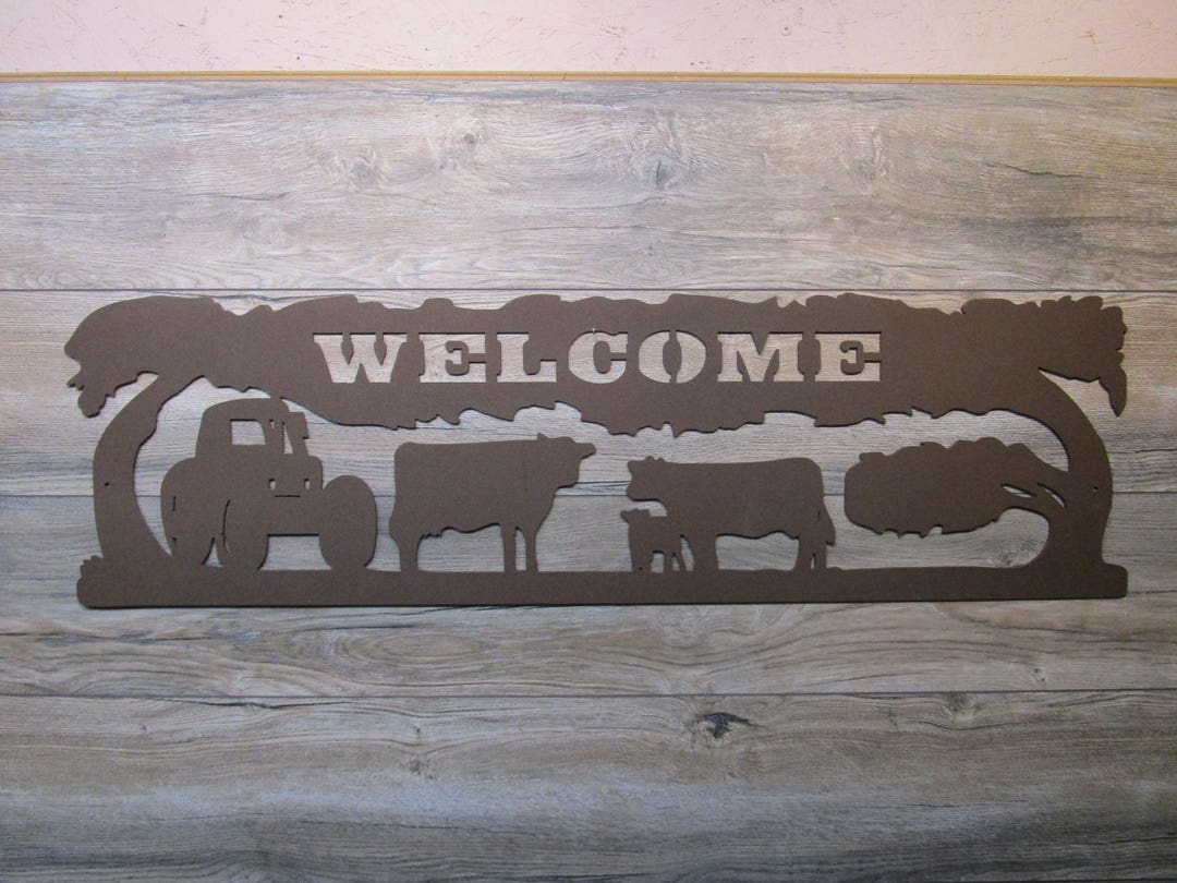 Farm Welcome Wall Art - Etsy