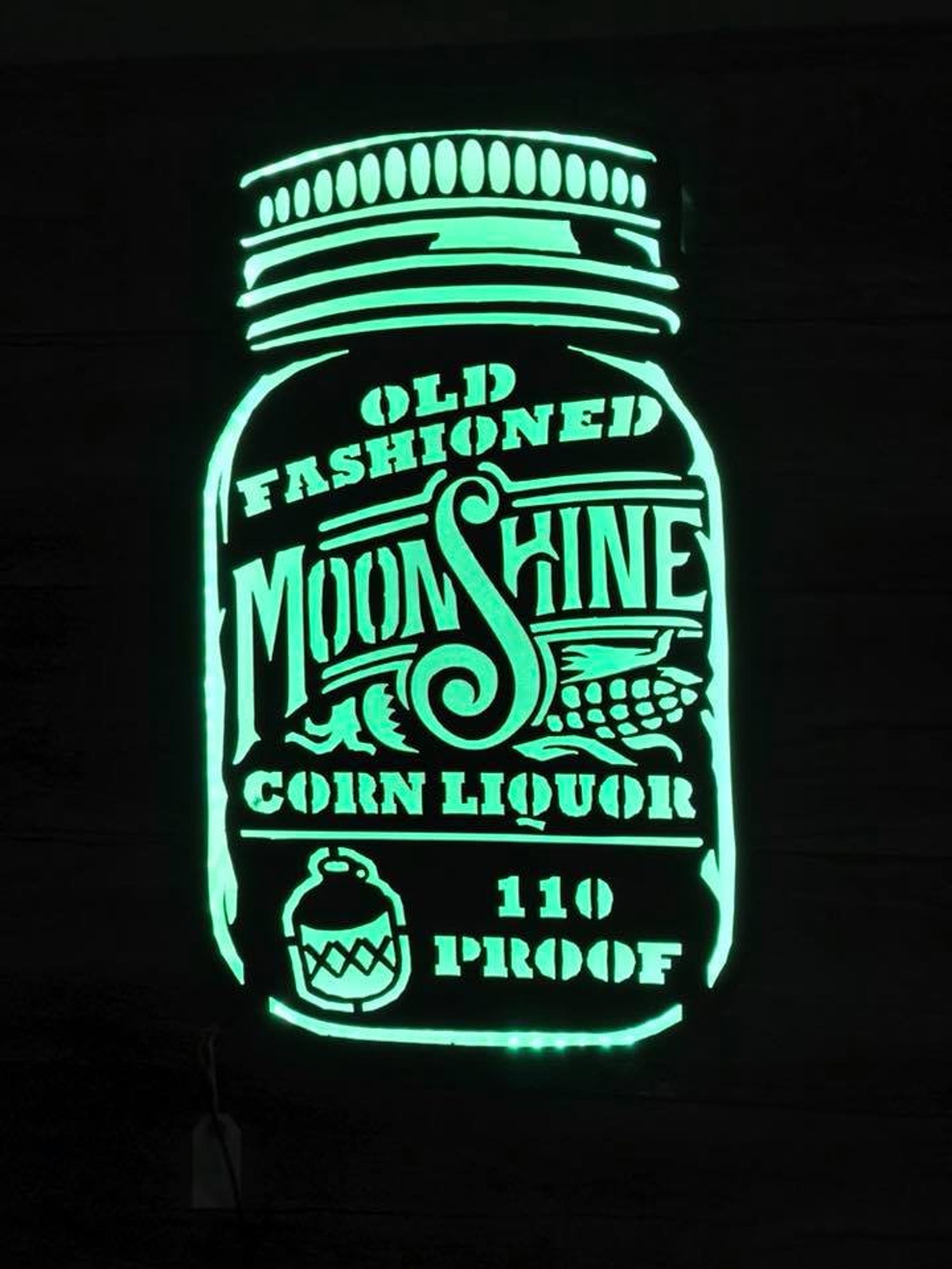 Back Lit Moonshine Sign | Etsy