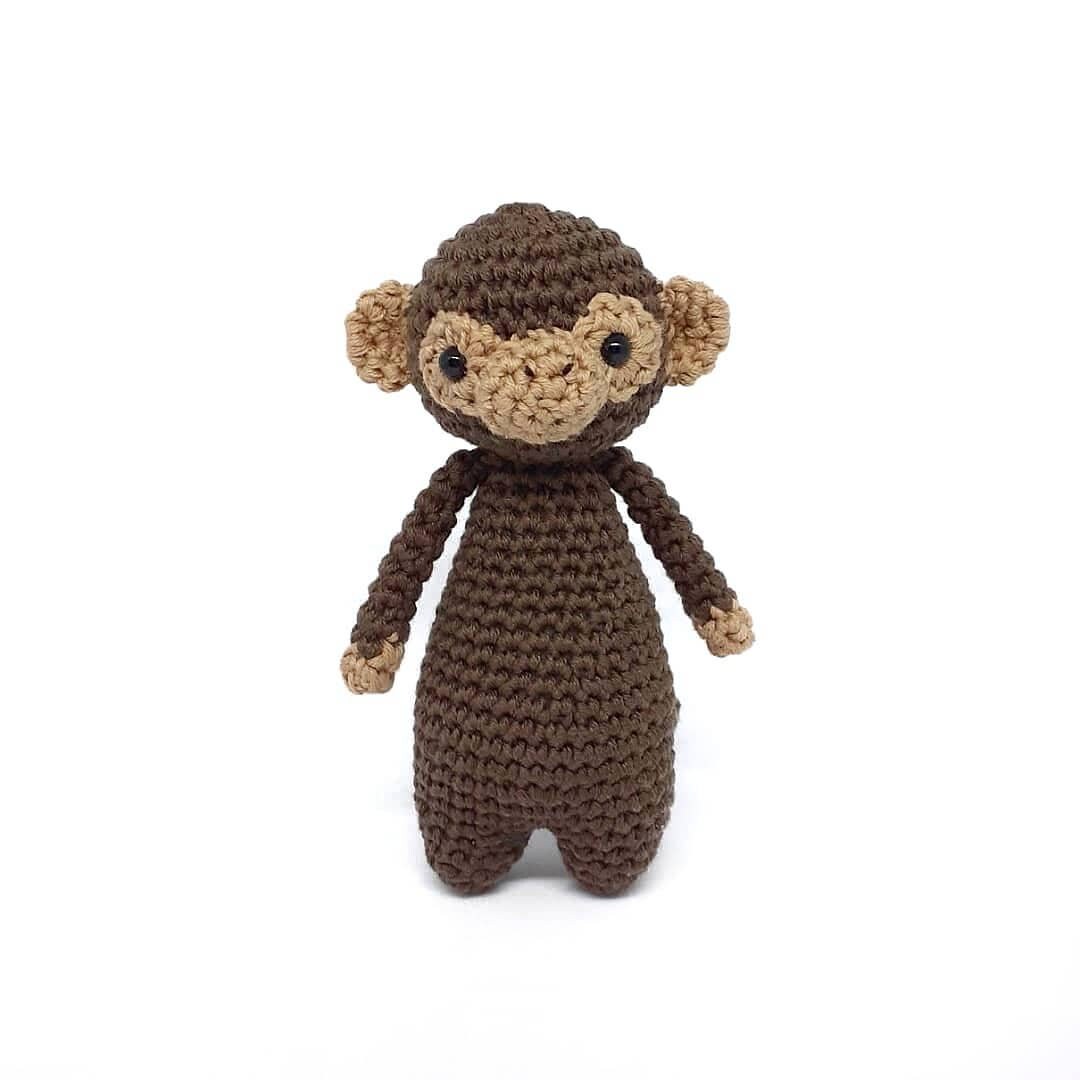 Mini Monkey Crochet Amigurumi Pattern PDF - Etsy