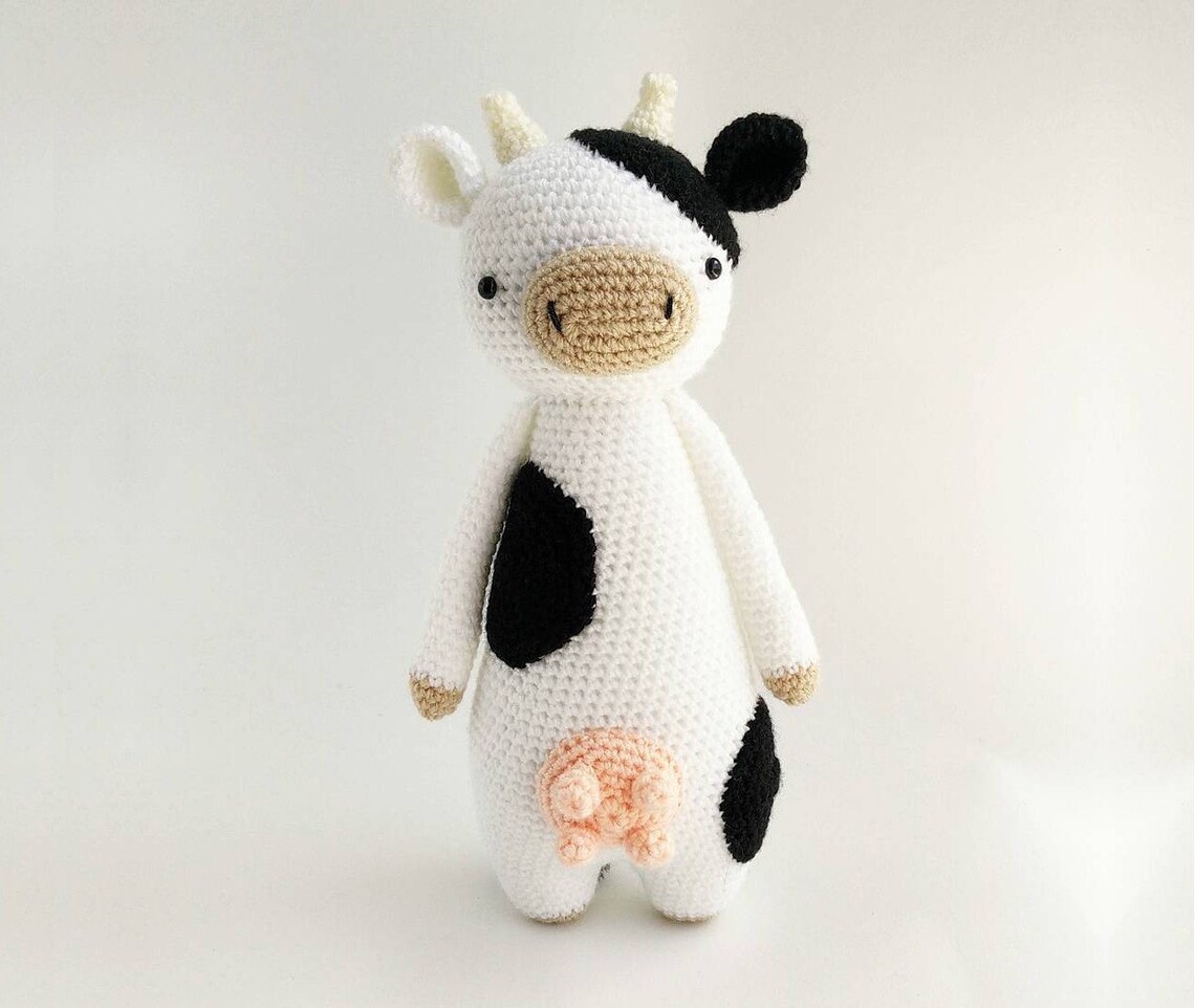 Vaca Patrón de Crochet Patrón de Ganchillo Amigurumi PDF - Etsy España