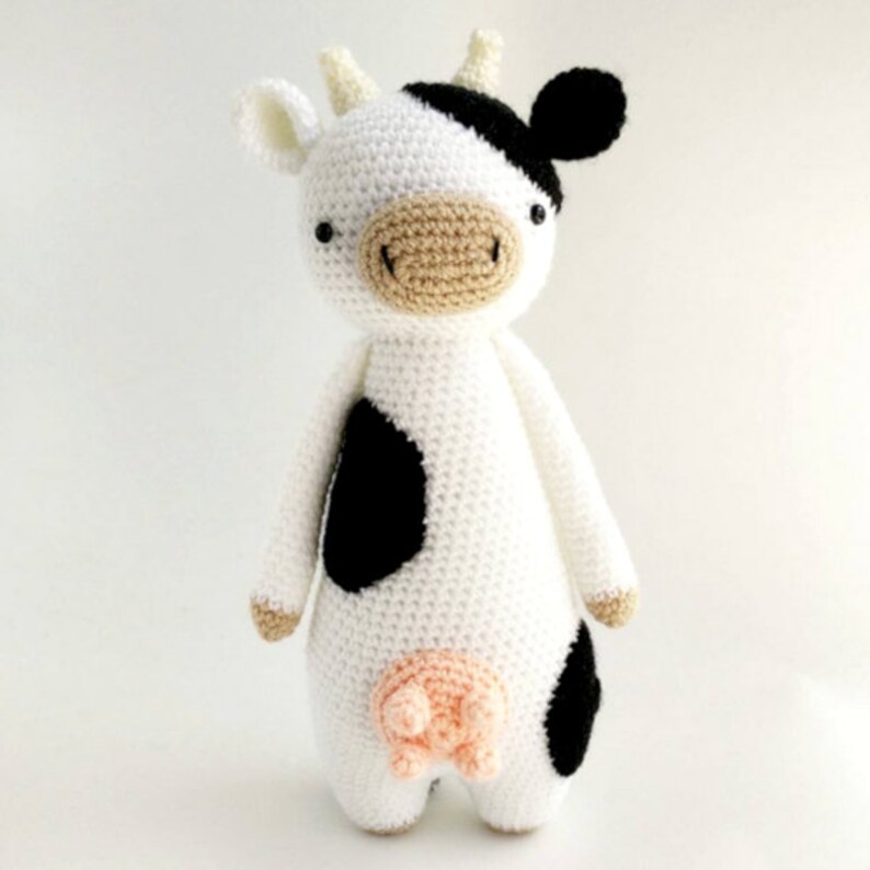 Vaca Patrón de Crochet Patrón de Ganchillo Amigurumi PDF - Etsy España