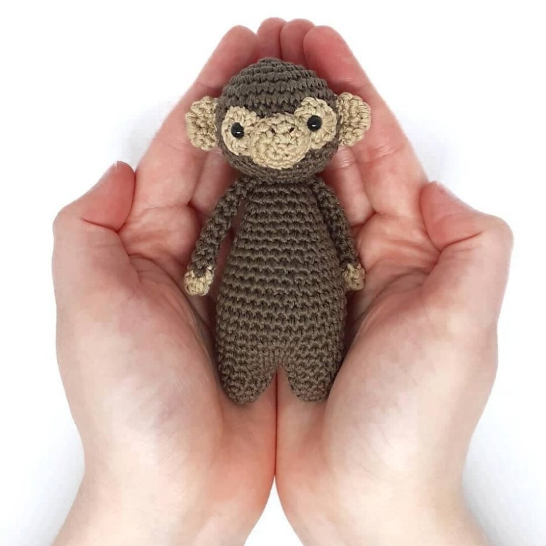 Mini Monkey Crochet Amigurumi Pattern PDF - Etsy