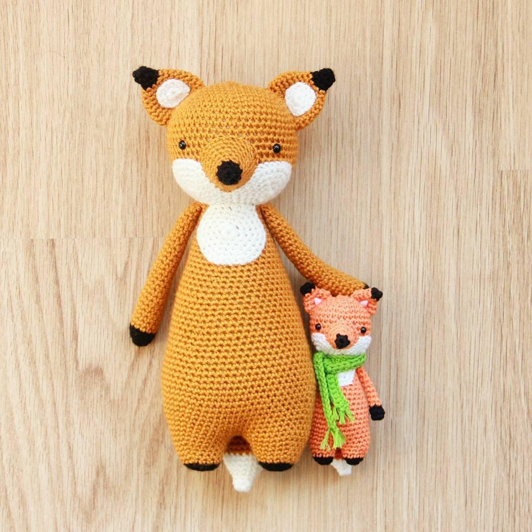 Zorro Patrón de Crochet Patrón de Ganchillo Amigurumi PDF | Etsy España