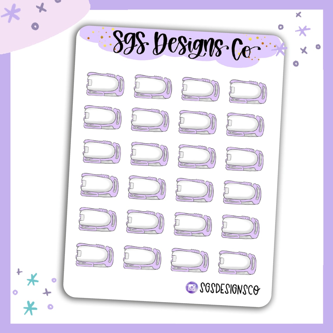 Insulin Pen Sticker Sheet - Etsy
