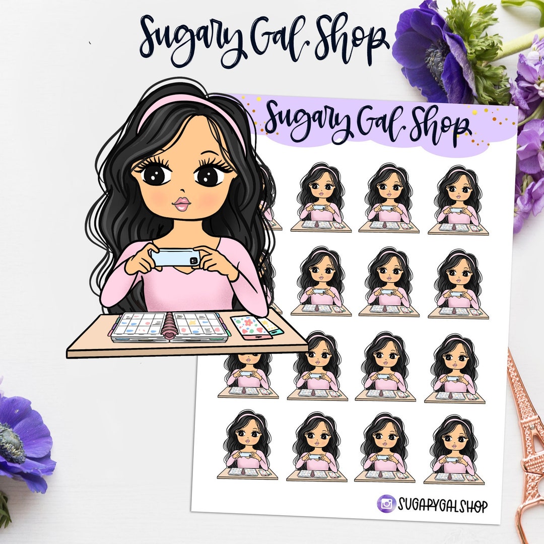 Miss Lady D Social Media Post Sticker Sheet - Etsy