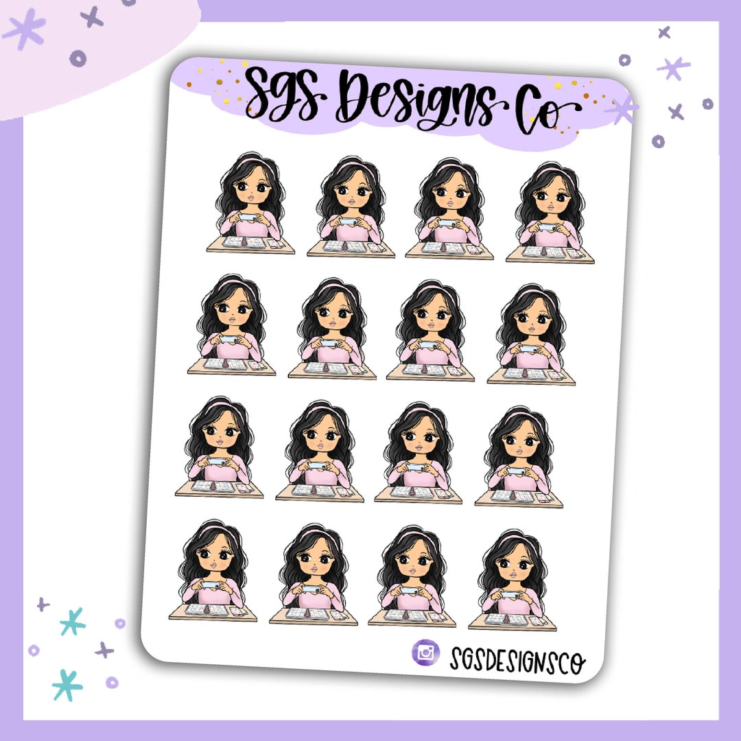 Miss Lady D Social Media Post Sticker Sheet - Etsy