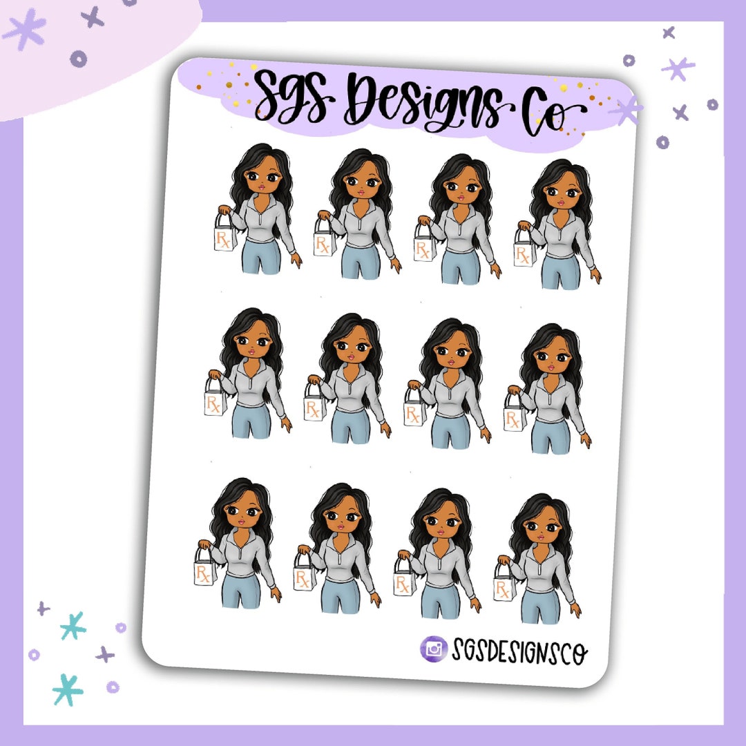 Miss Lady D Refill Pickup Planner Stickers - Etsy