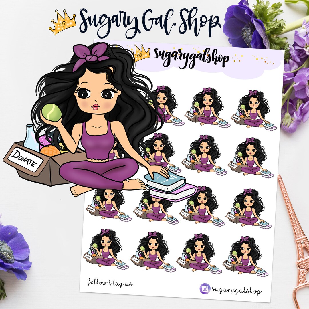 New Miss Lady D Destash Sticker Sheet - Etsy