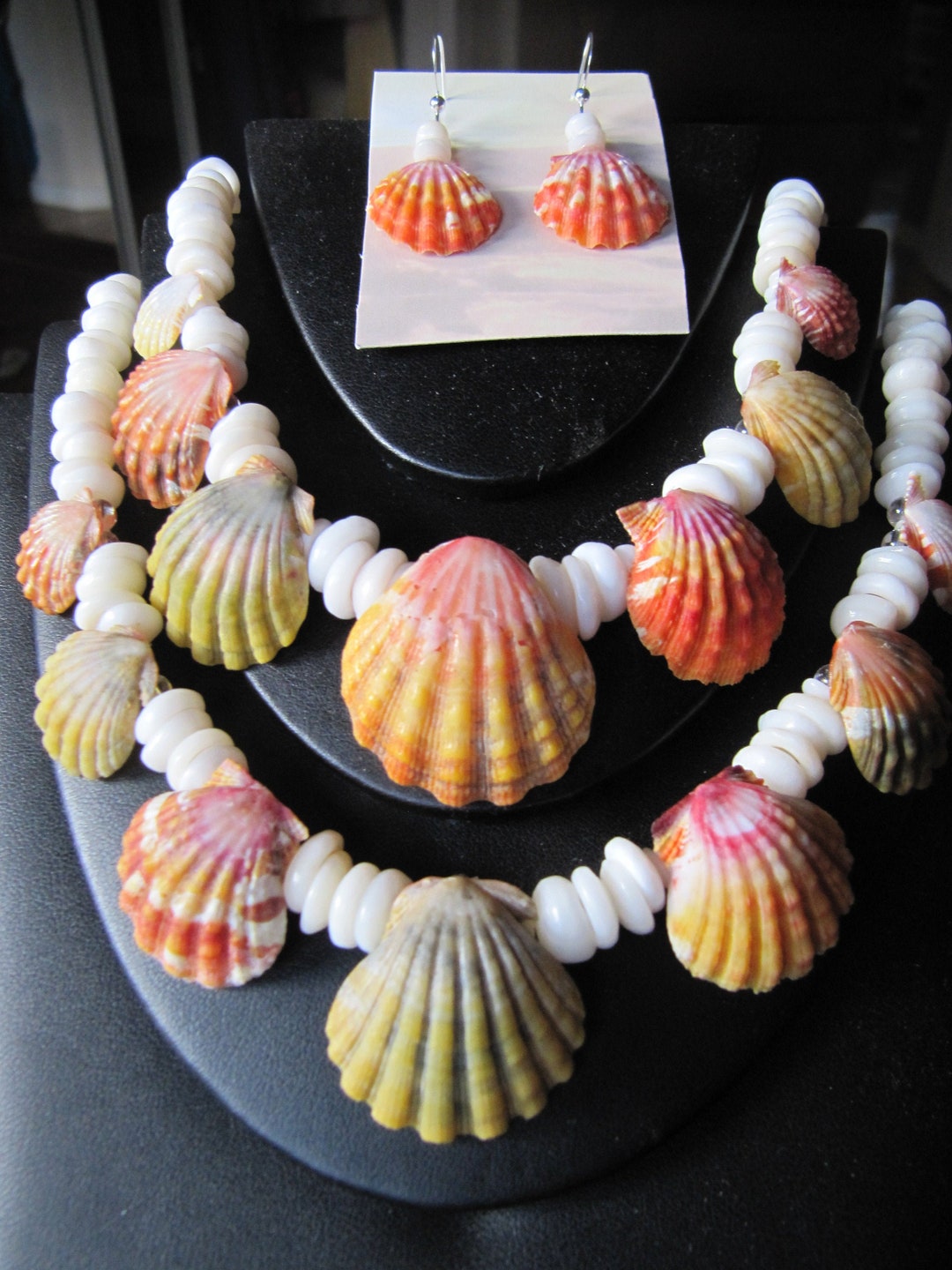 Custom-made Seven Sunrises on Kauai Puka Shells And/or Shell, Gem Beads ...