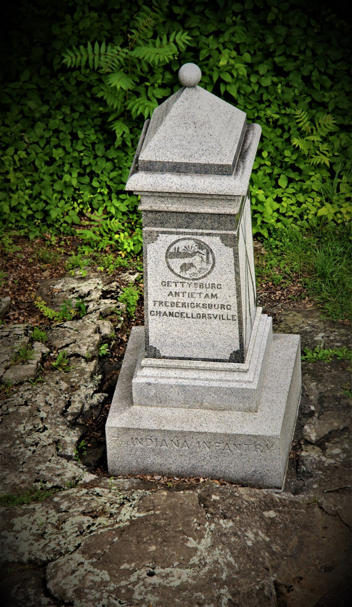 Indiana Monument on Culp's Hill Gettysburg Photograph - Etsy