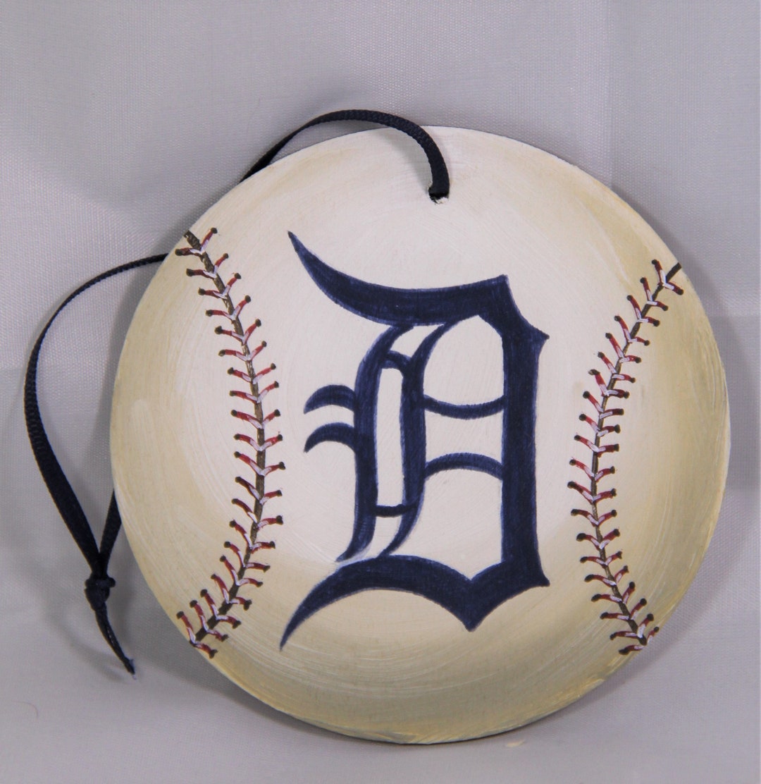 Detroit Tigers Baseball Ornament or Magnet - Etsy
