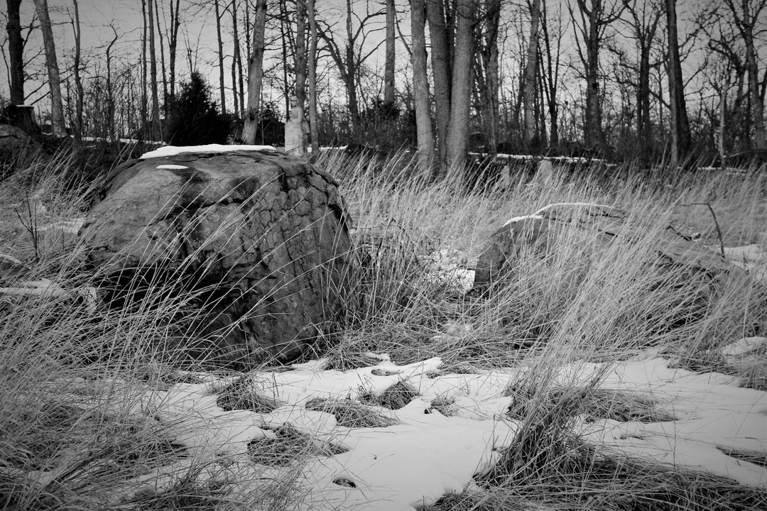 Gettysburg Battlefield in Winter Photograph - Etsy