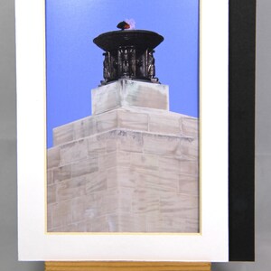 Close-up of Peace Light Memorial Flame and Cauldron / Gettysburg ...