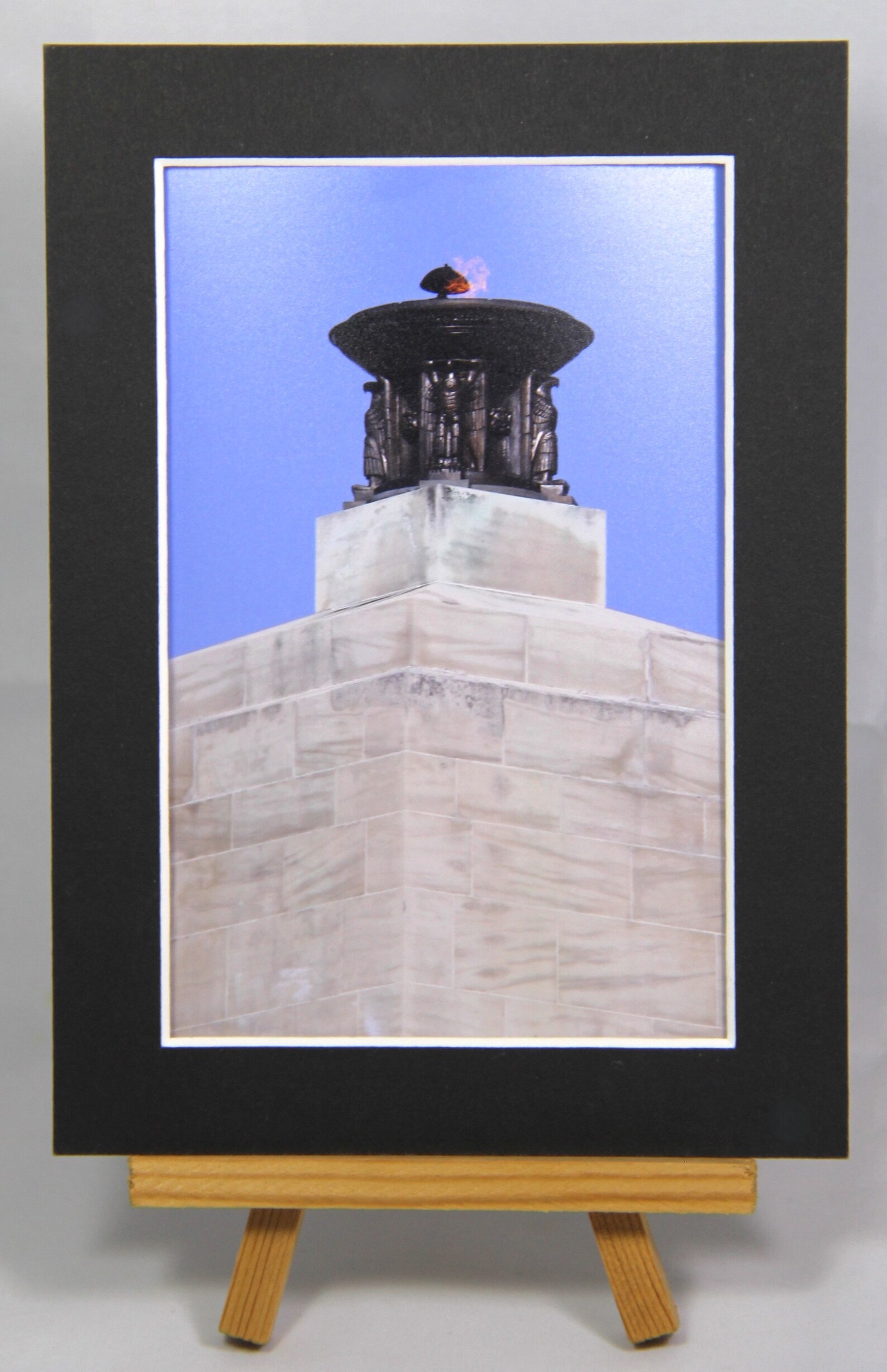 Close-up of Peace Light Memorial Flame and Cauldron / Gettysburg ...