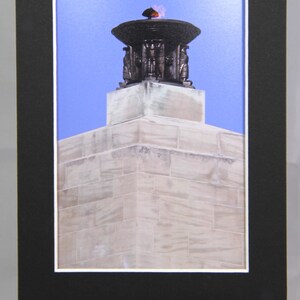 Close-up of Peace Light Memorial Flame and Cauldron / Gettysburg ...