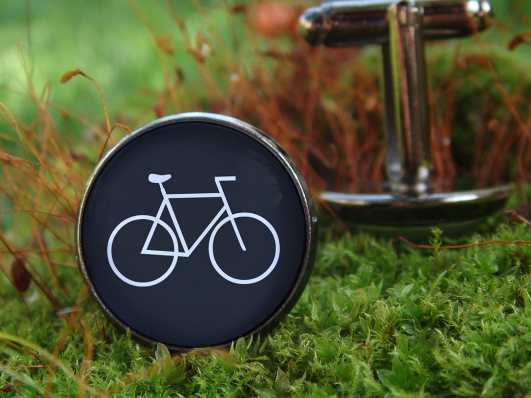 Glow in the Dark Cufflinks / Bicycle Cufflinks / Men Cyclist / Wheel ...