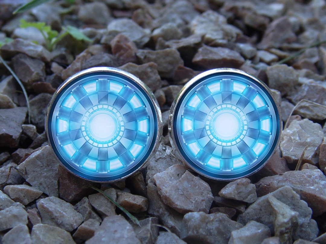 Glowing Cufflinks Superhero Cuff Links Glow in the Dark Superhero ...