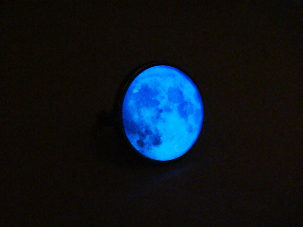 Lunar Ring / Glowing Moon / Purple Moon / Shining Moon / Glow in the ...