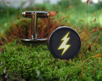 Glowing Cufflinks Superhero Cuff Links Glow in the Dark | Etsy