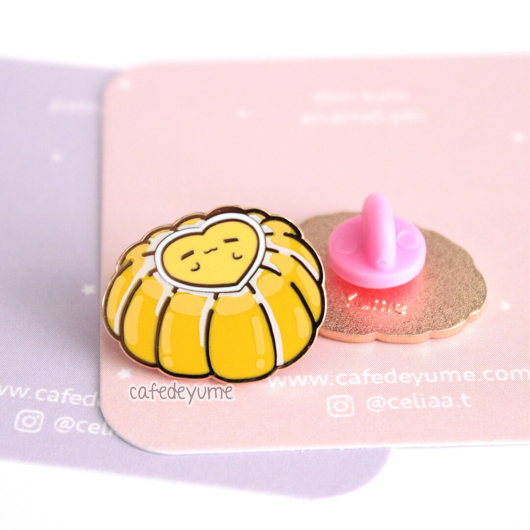 Sweet Mango Pudding Dim Sum Enamel Pin, Cute, Kawaii, Gift, Lapel Pin ...
