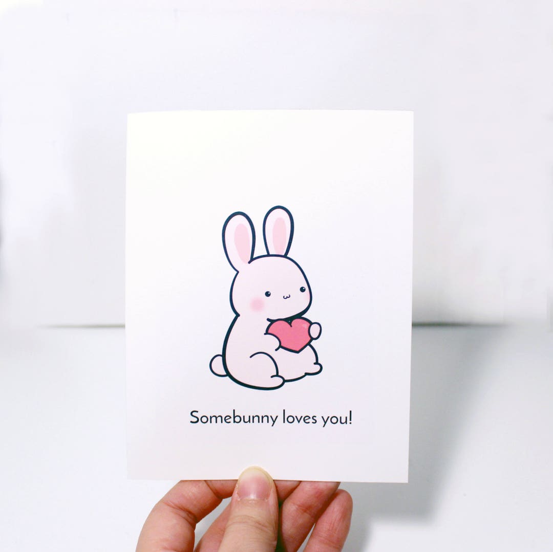 Some Bunny Loves You -- Greeting Card, Valentines Day Card, for Wife ...